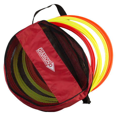Flat Hoop Set | Soccer Fitness Training Equipment | Diamond Football