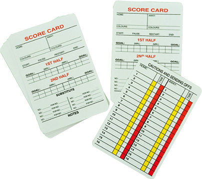 Referee Cards | Ref Accessories | Football Training Equipment